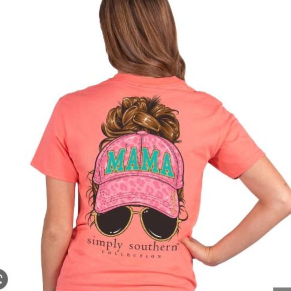 Simply Southern | Tops | New Simply Southern Preppy Mama Mini Sunset ...